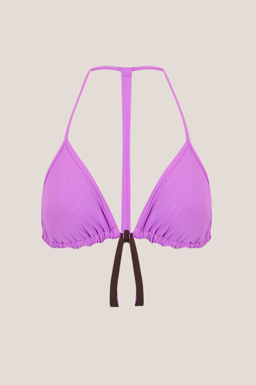 Bikini Top Knote color lila con copas extraibles – MUR SWIMWEAR